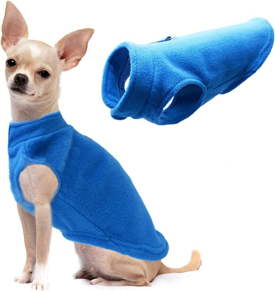 Blue Dog Fleece Winter Vest Jacket | Anything German Shepherd